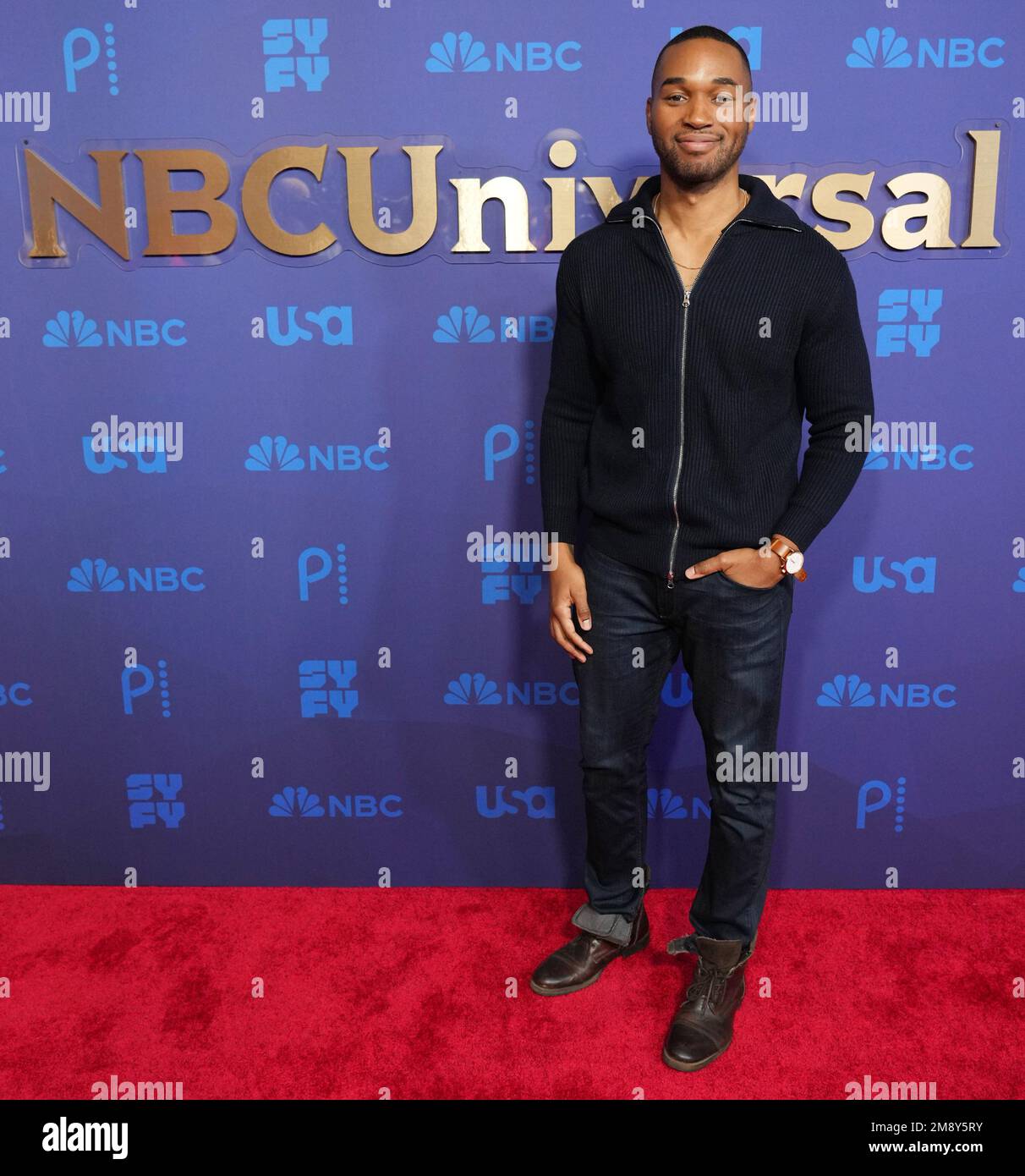Los Angeles, USA. 15th Jan, 2023. Tye White at the 2023 NBCUNIVERSAL ...