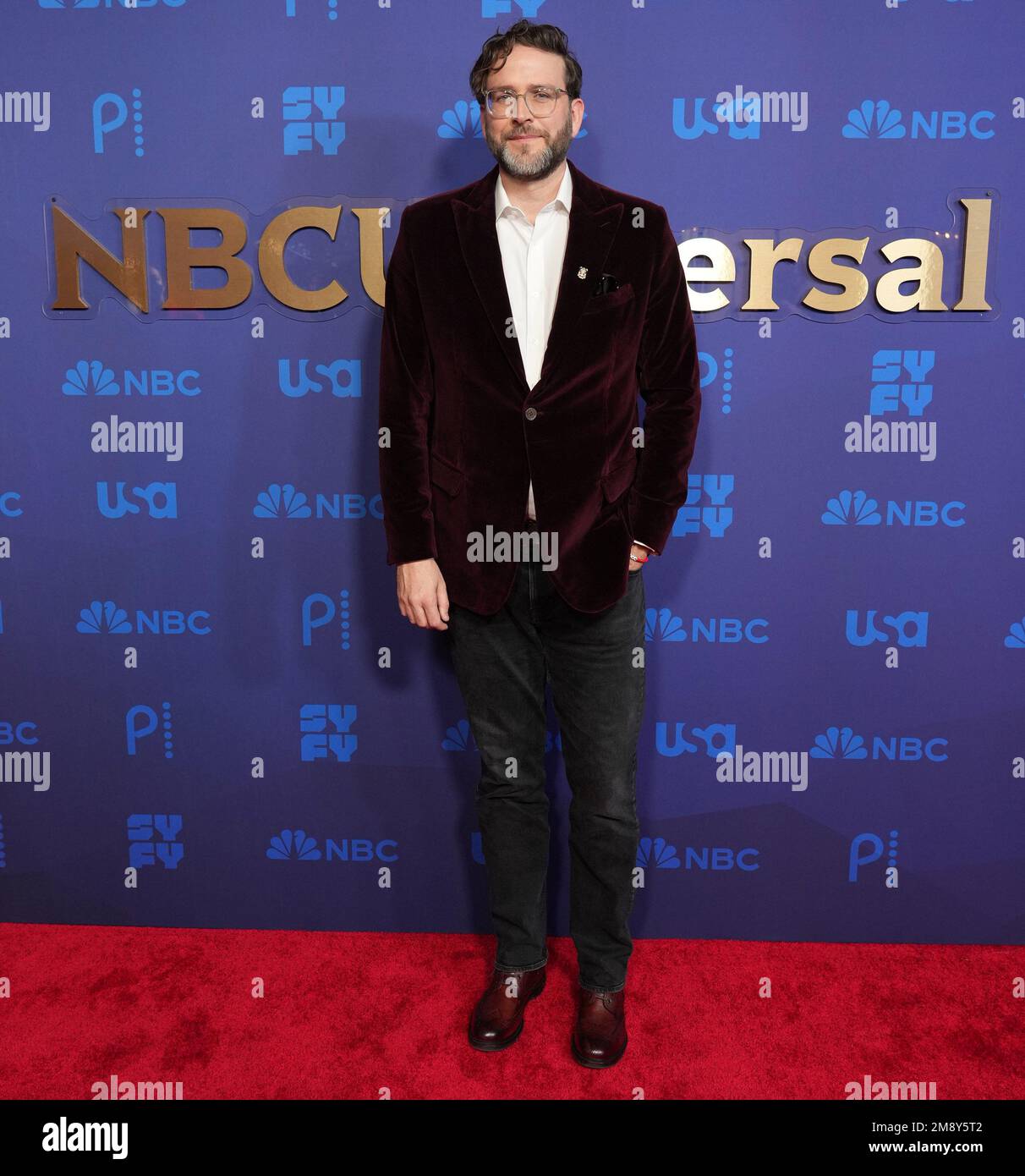 Los Angeles, USA. 15th Jan, 2023. Humphrey Ker at the 2023 NBCUNIVERSAL ...