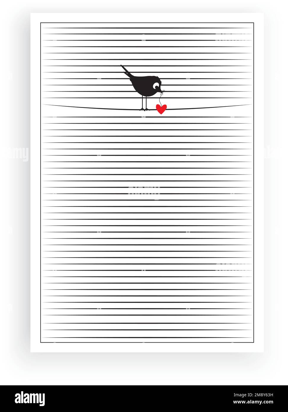 Bird silhouette behind window, vector. Window blinds illustration ...