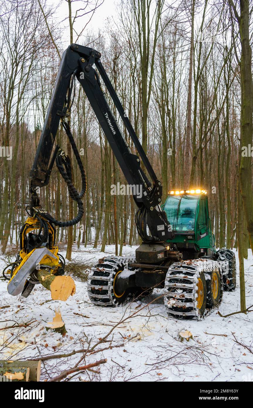 Timberjack harvester hi-res stock photography and images - Alamy