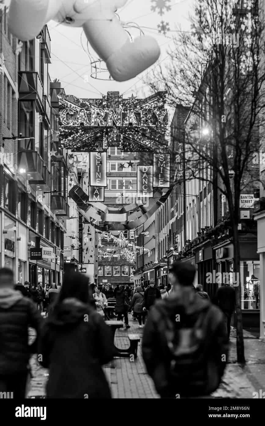 London West End in January Stock Photo - Alamy