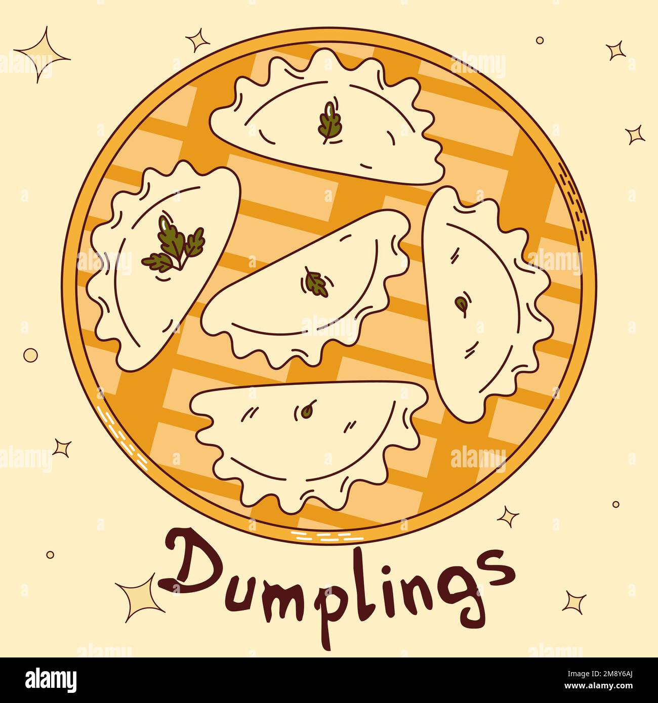 Traditional Japanese food. Asian dumplings in bamboo steamer basket ...