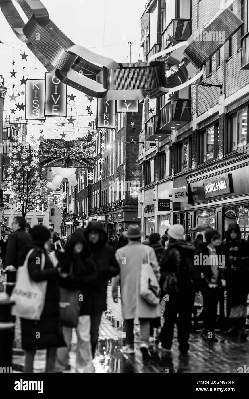 London West End in January Stock Photo - Alamy