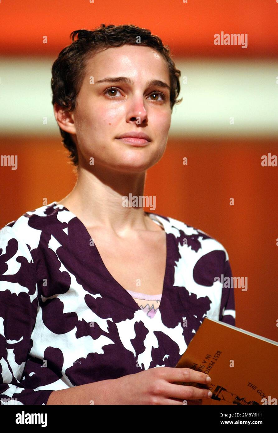 Natalie Portman at rehearsals for the 63rd annual Golden Globe Awards ...