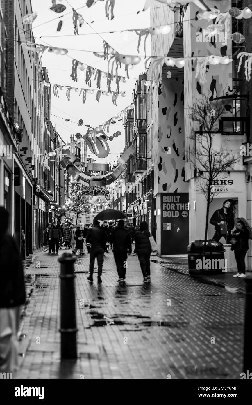 London West End in January Stock Photo - Alamy
