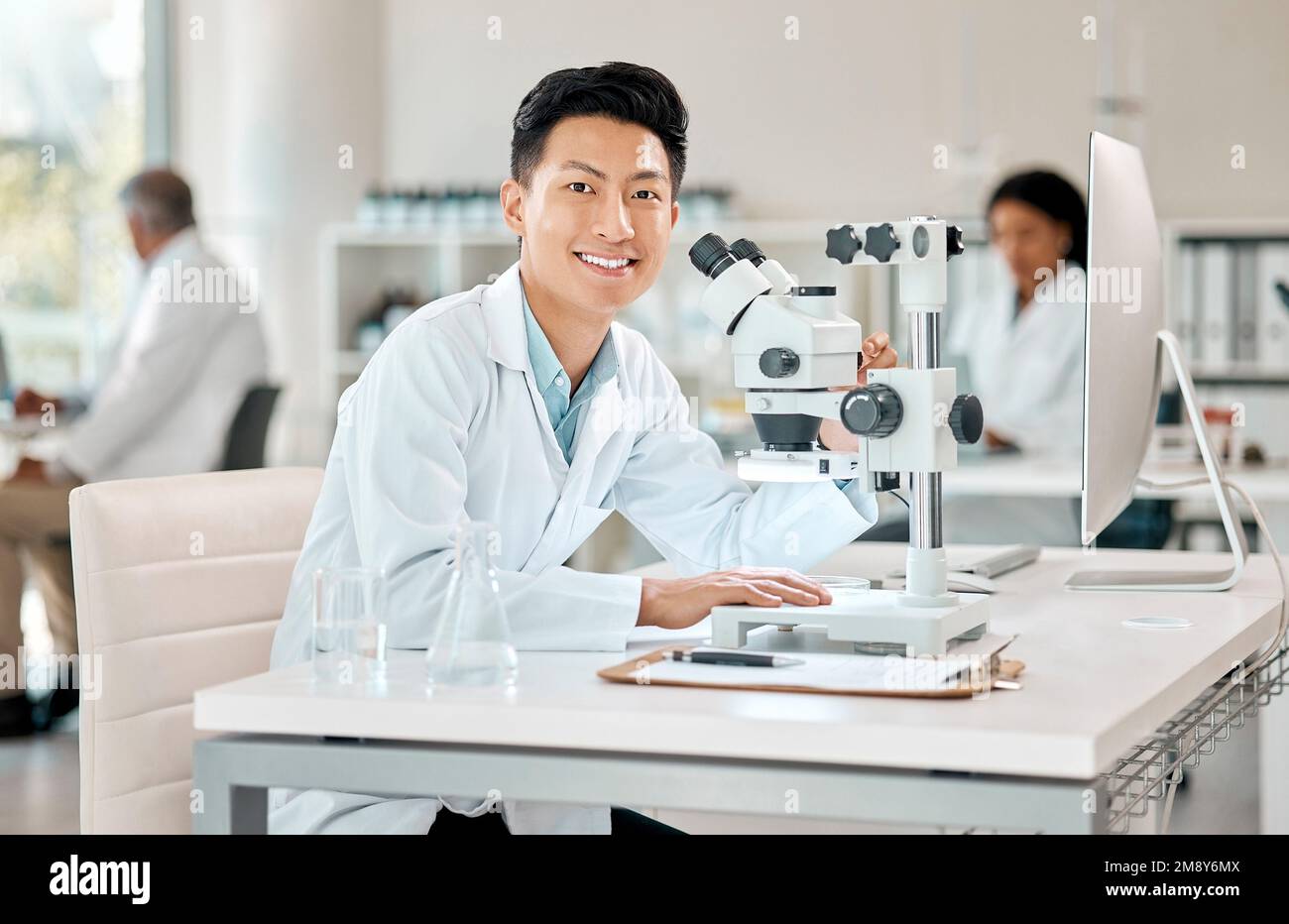 Every experiment I make will bring about change. Portrait of a young ...