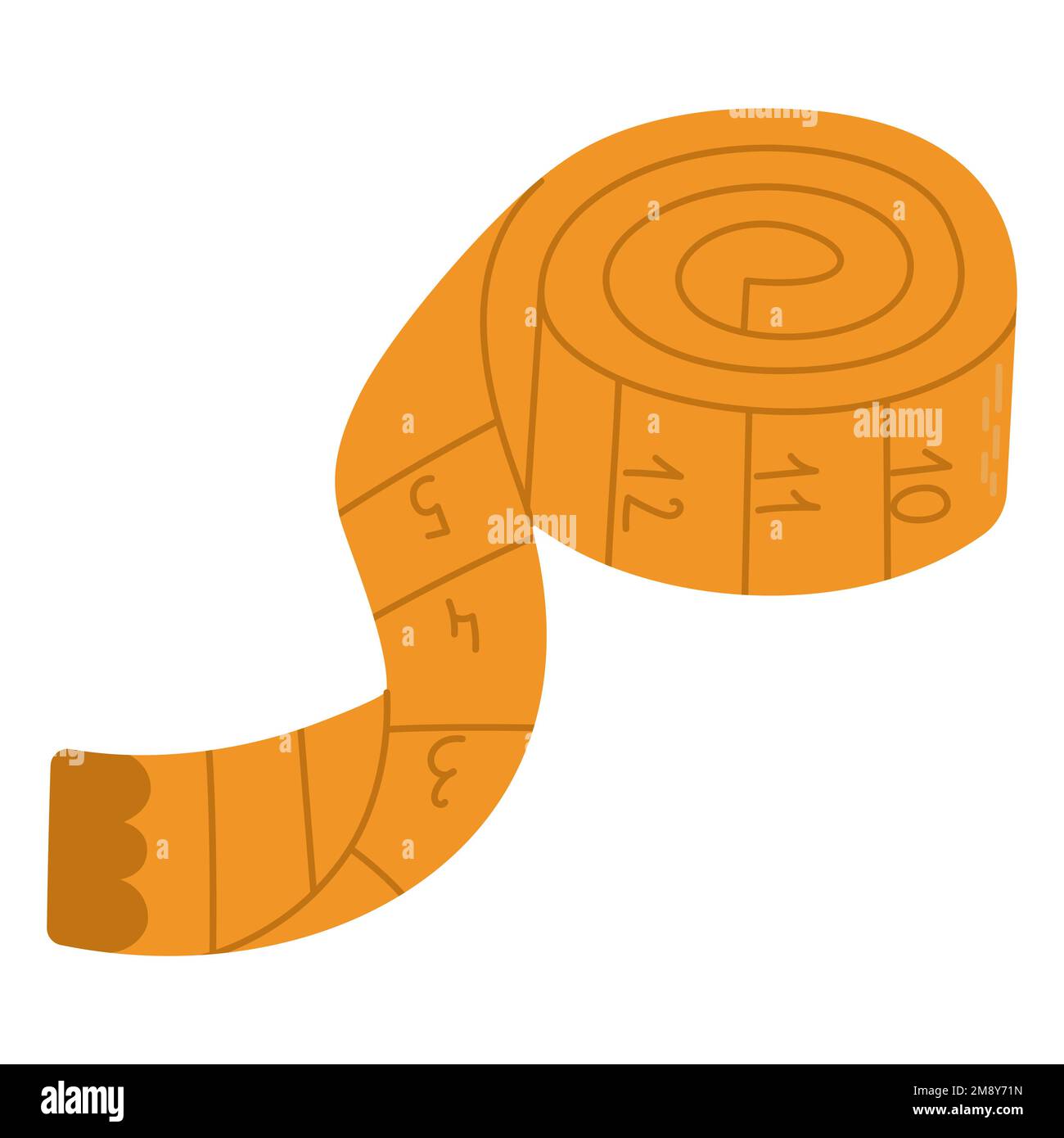 Sewing centimeter. Knitting tool. Hobby time, handmade things Stock ...