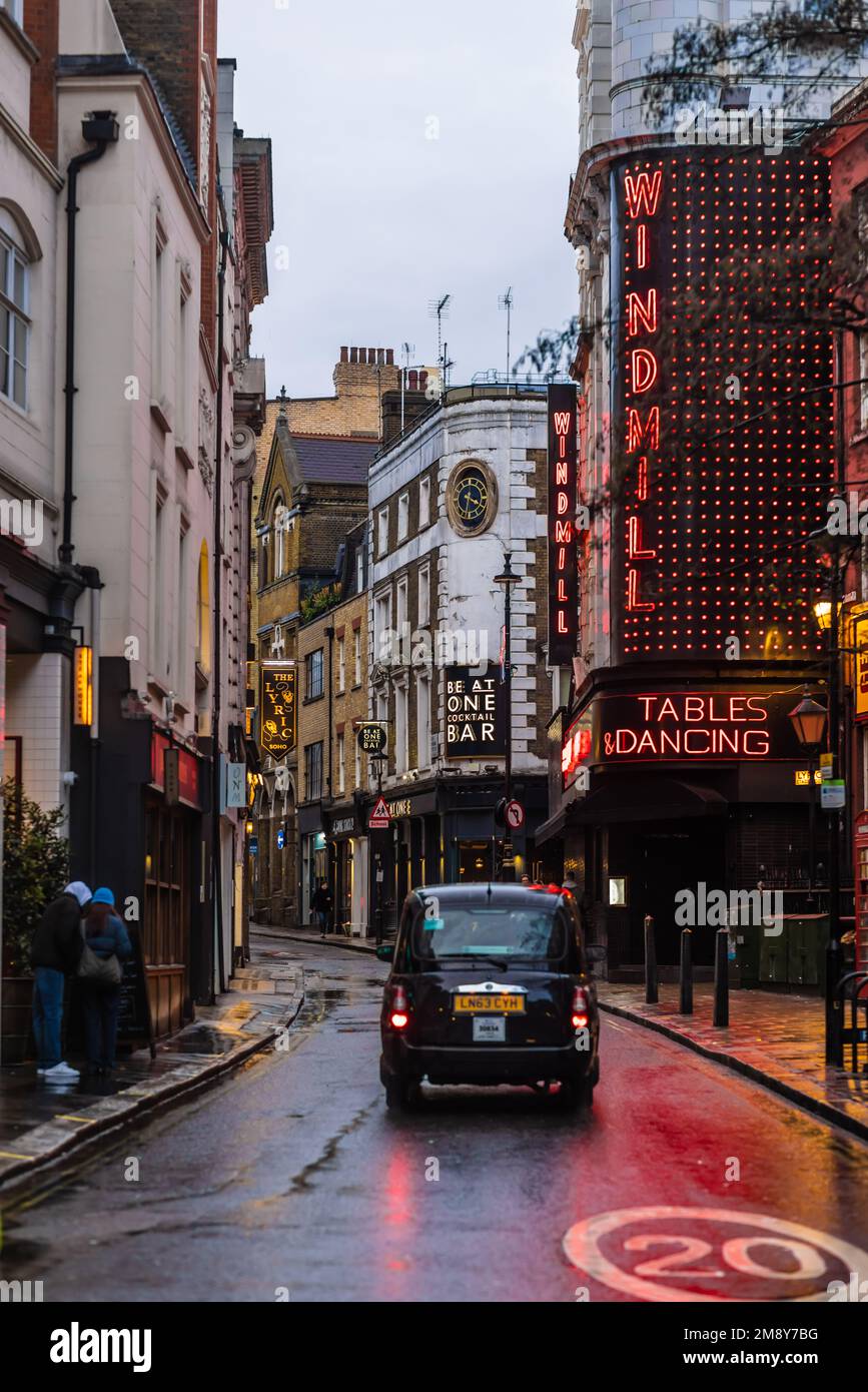 London West End in January Stock Photo - Alamy