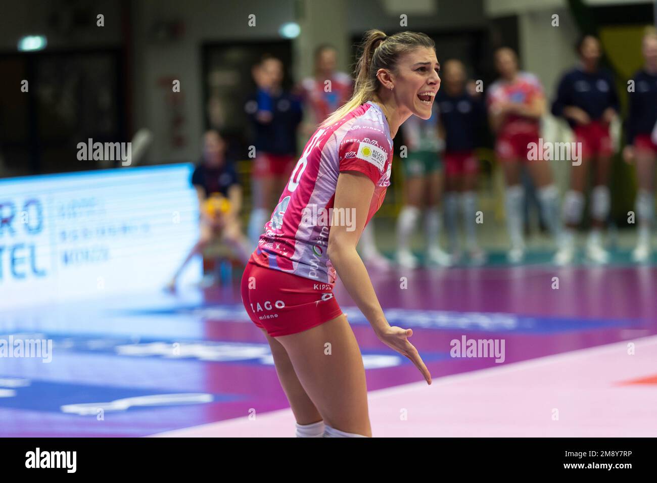 Disappointment of ALESSIA ORRO (Vero Volley Milano) during the 15th day ...