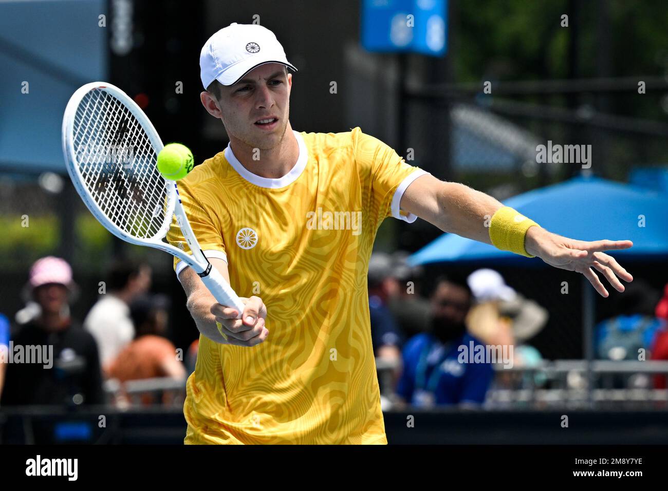 MELBOURNE, AUSTRALIA - JANUARY 16: Tallon Griekspoor of the Netherlands ...