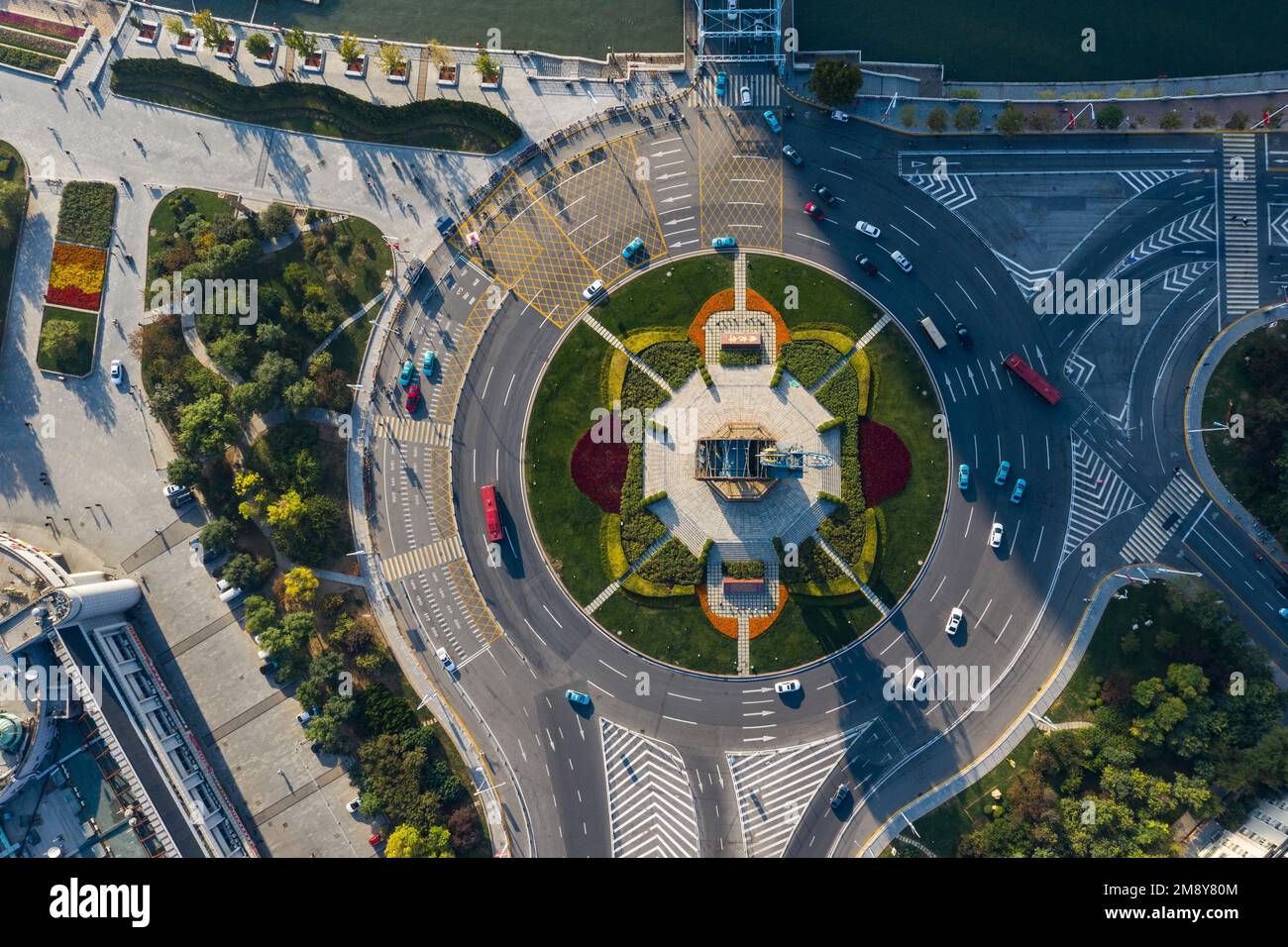 Aerial in tianjin city Stock Photo - Alamy