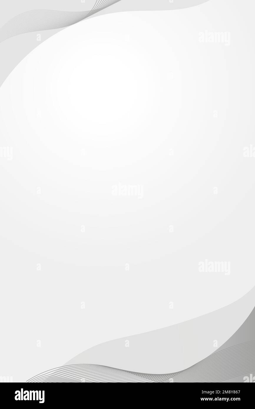 Gray curve frame template vector Stock Vector Image & Art - Alamy