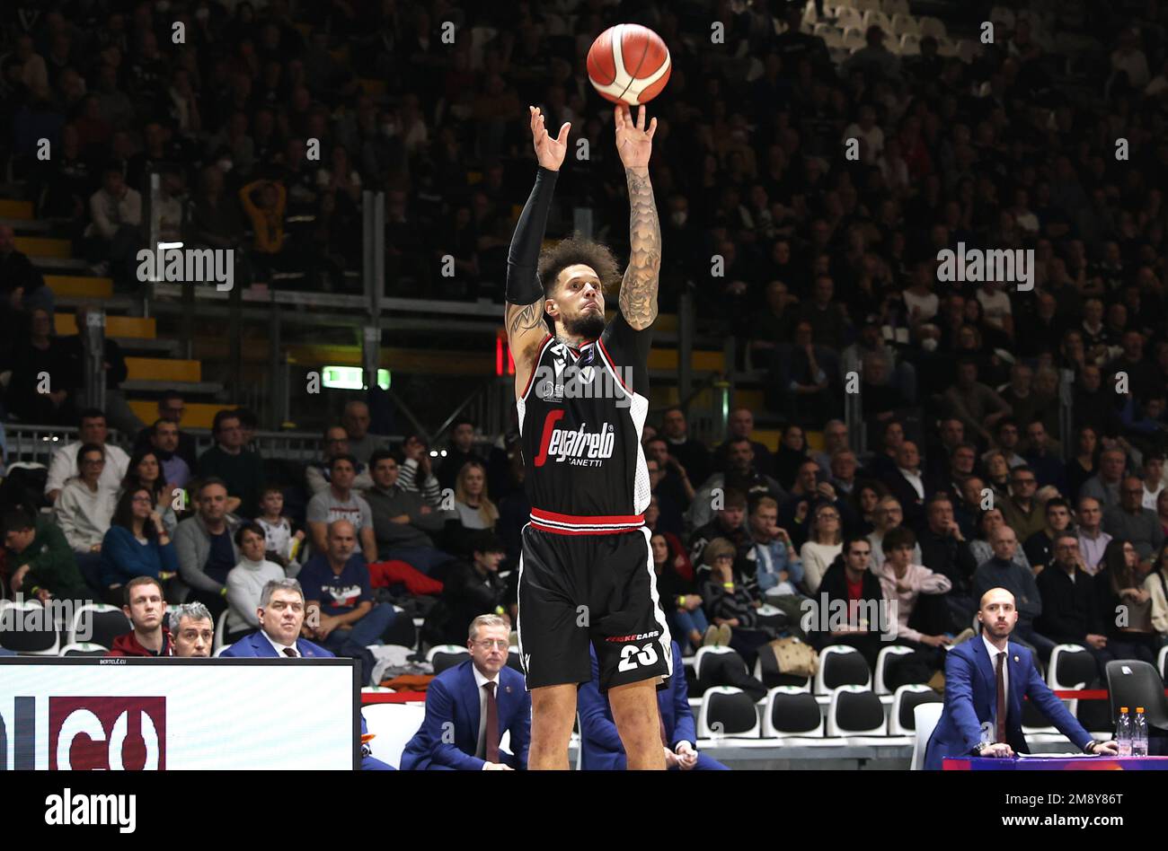 Bologna, Italy. 15th Jan, 2023. Daniel Hackett (Segafredo Virtus ...