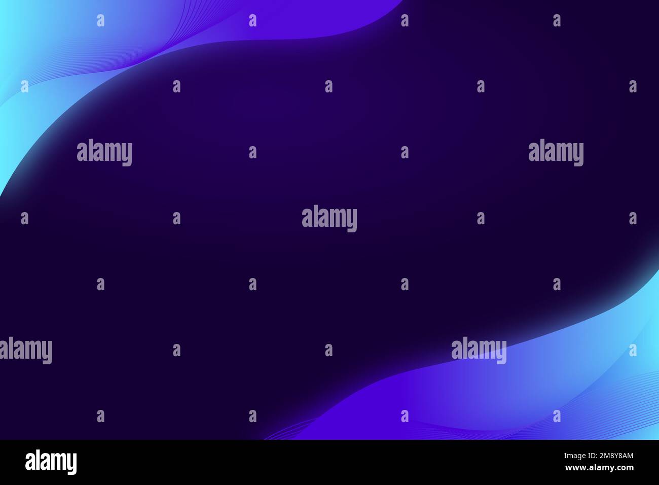 Neon blue gradient curve frame template vector Stock Vector Image & Art ...