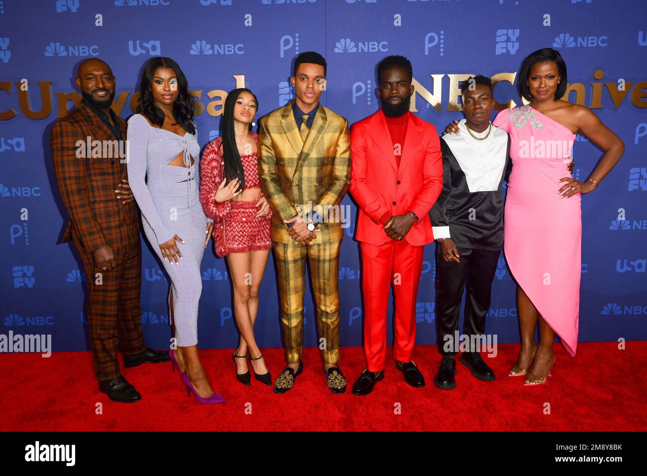 January 15, 2023, Pasadena, California, USA: Left to right: ADRIAN ...