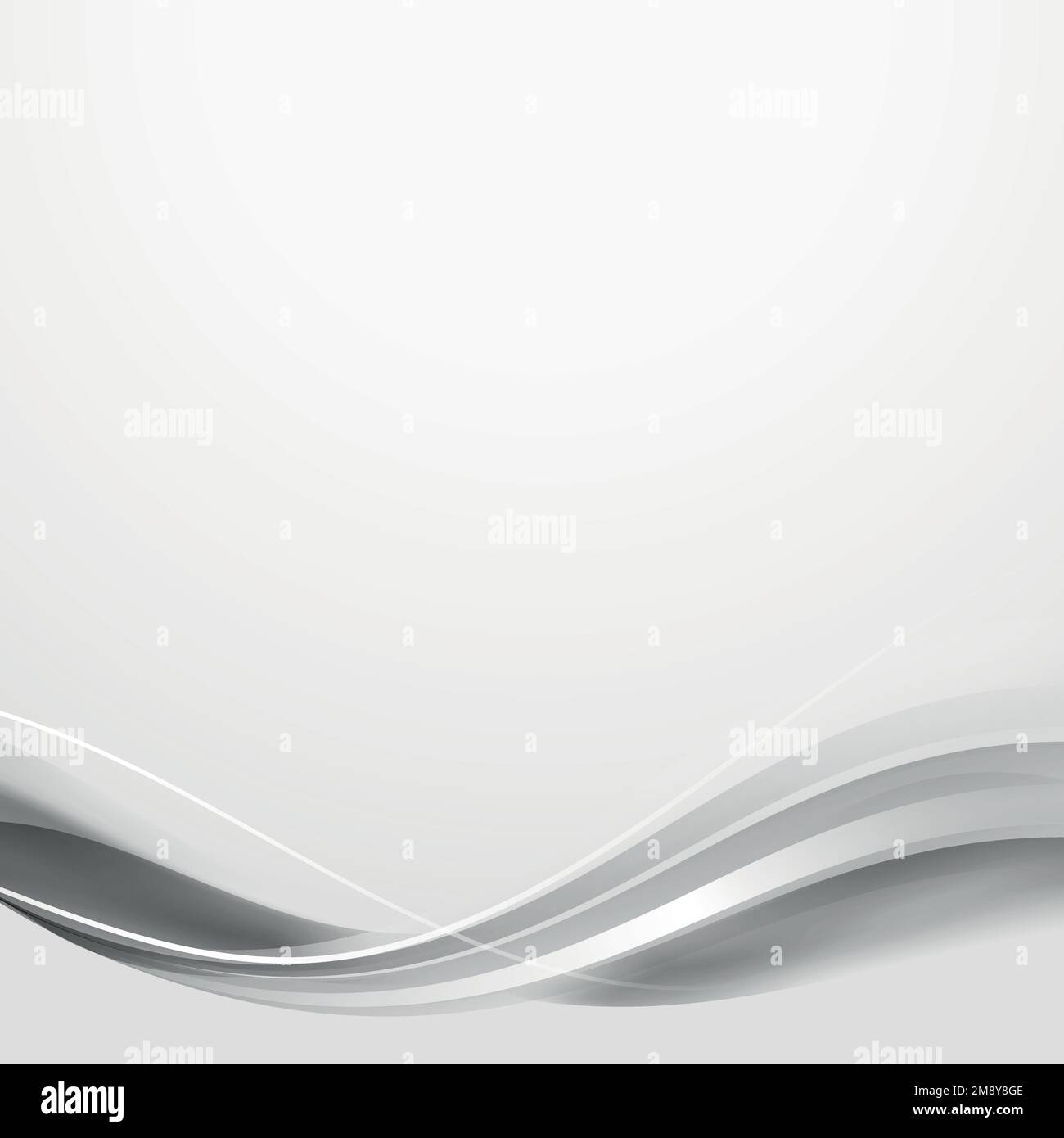 Gray curve frame template vector Stock Vector Image & Art - Alamy