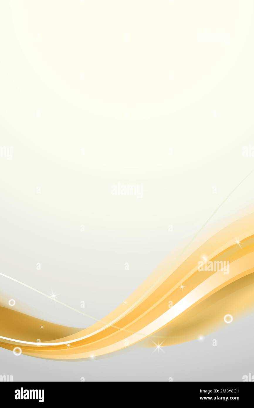 Gold curve frame template vector Stock Vector Image & Art - Alamy