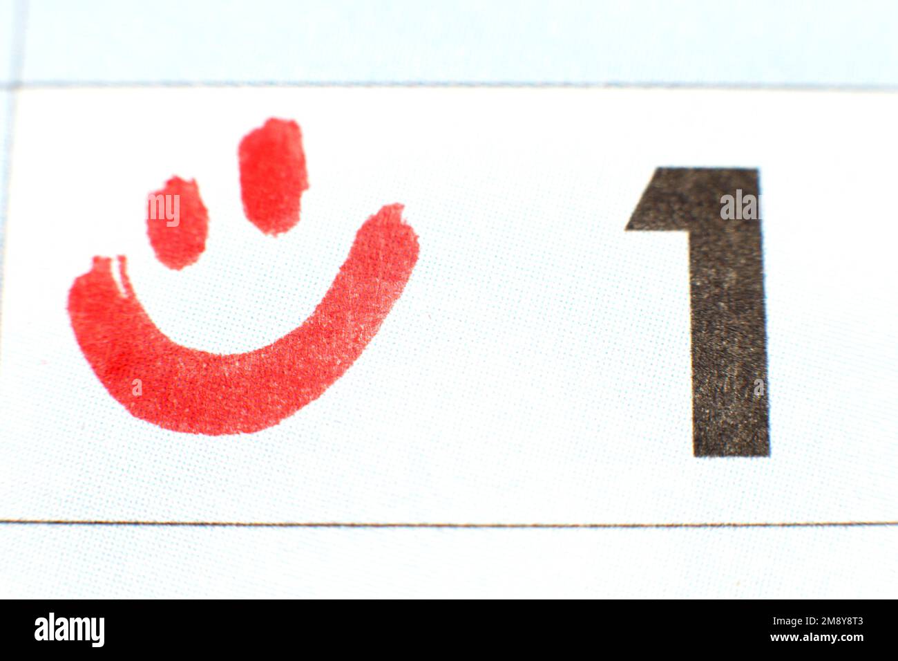 its 1st april fools day on the calendar Stock Photo - Alamy