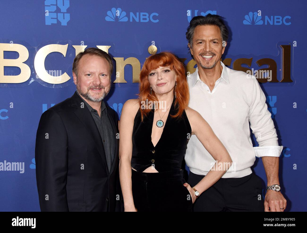 Pasadena, California, USA. 15th Jan, 2023. Rian Johnson, Natasha Lyonne ...