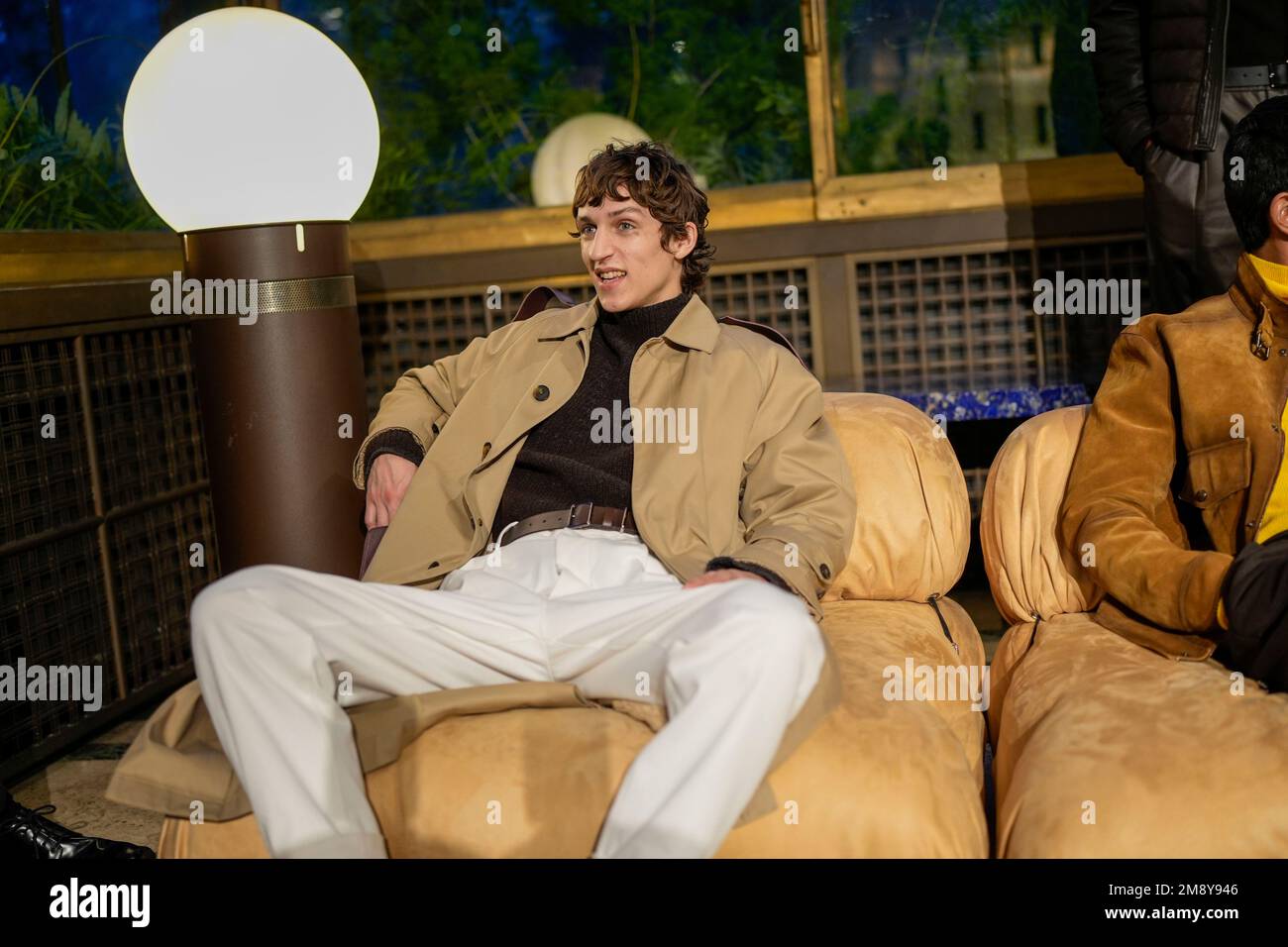 Milan, Italy. 15th Jan, 2023. Milan, Milan Fashion Week, fall winter ...