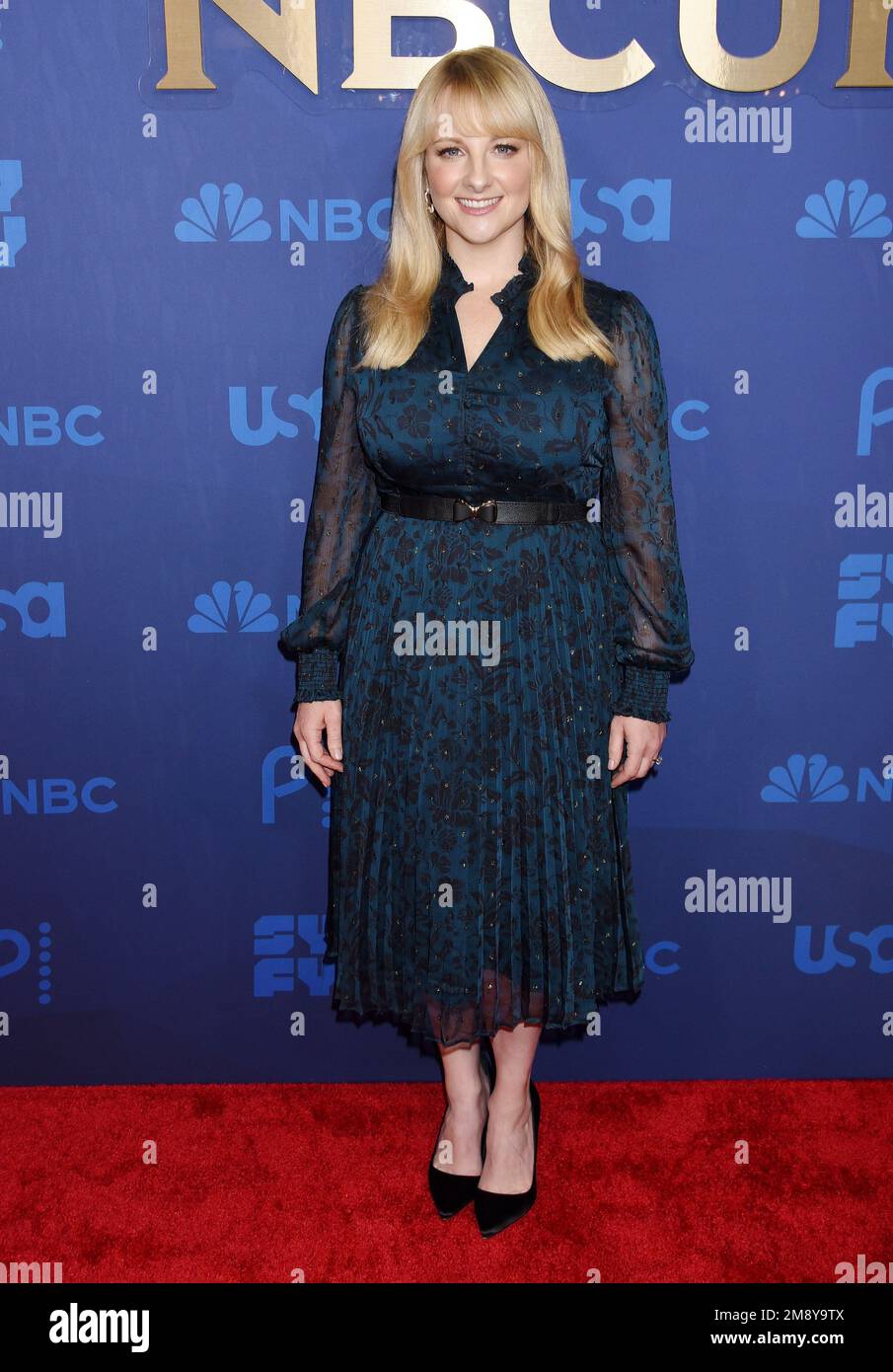 Pasadena, California, USA. 15th Jan, 2023. Melissa Rauch arriving to ...