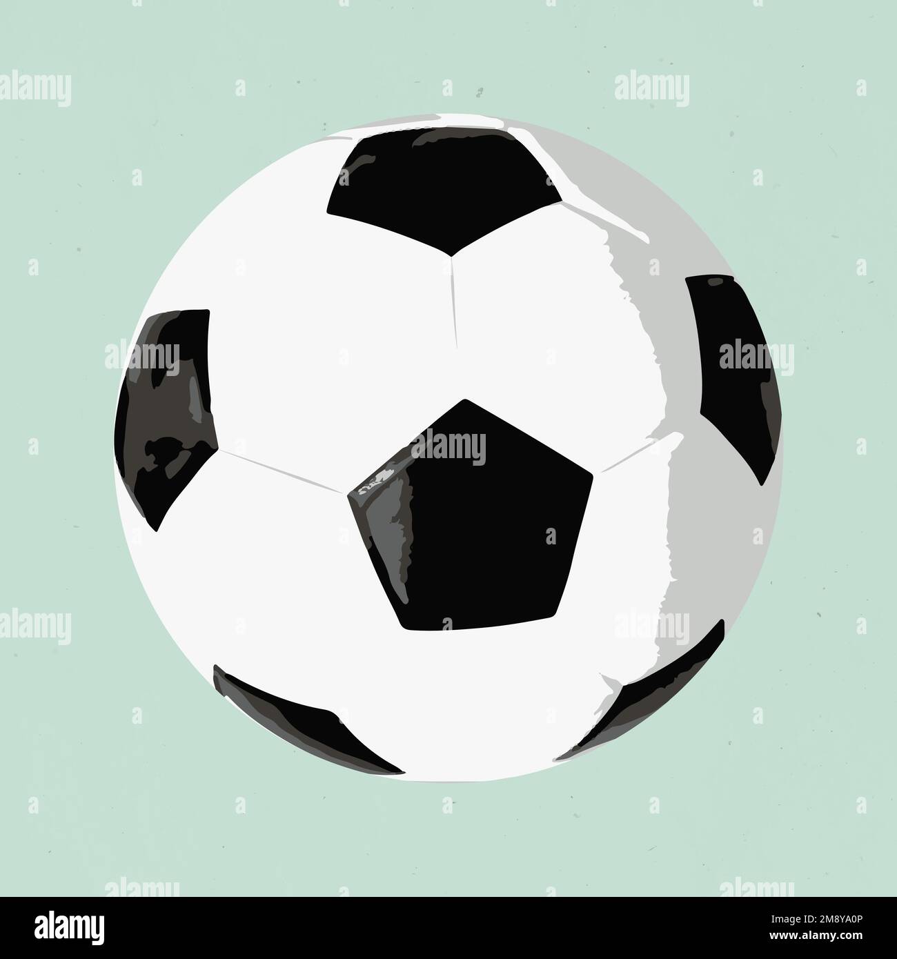 Vectorized football sticker overlay design resource Stock Vector Image ...