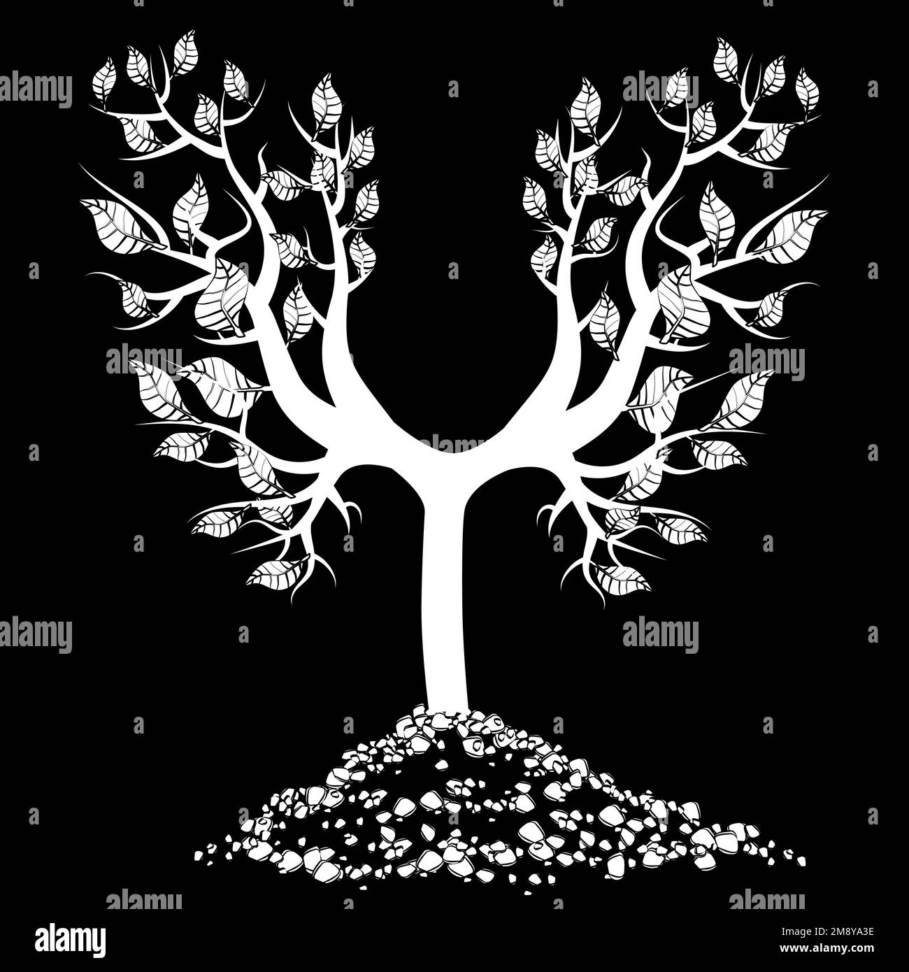 Family Tree Roots Background