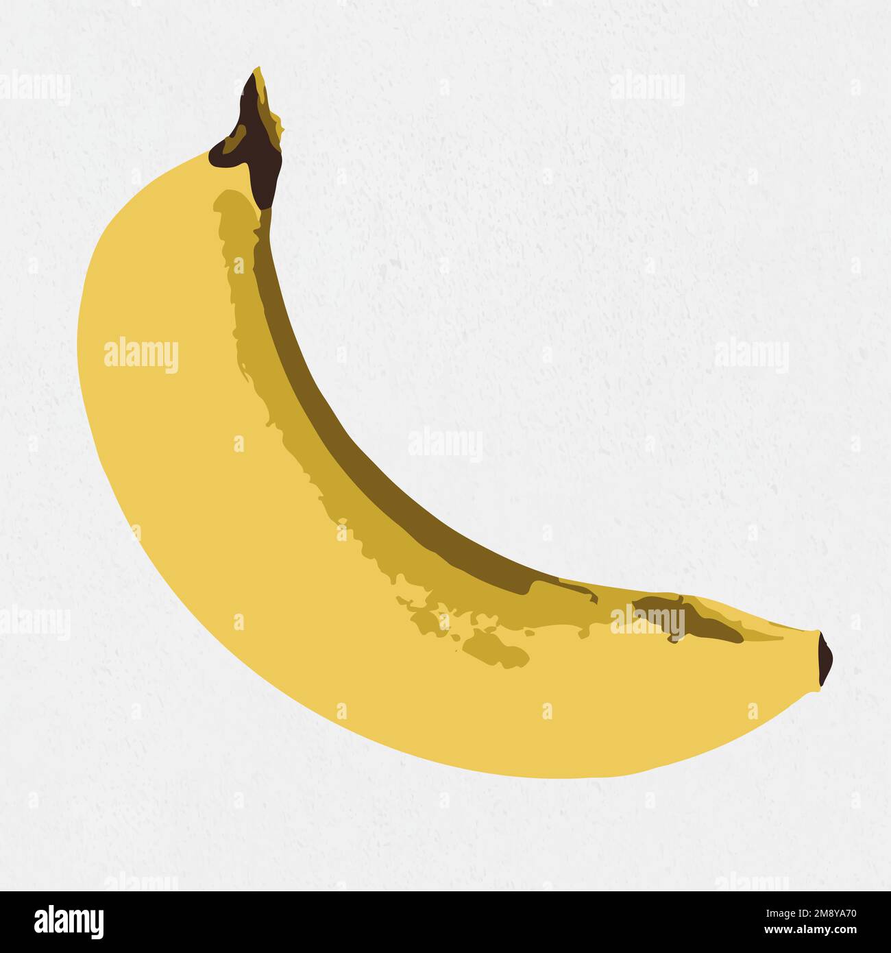 Vectorized banana fruit sticker overlay design element Stock Vector ...