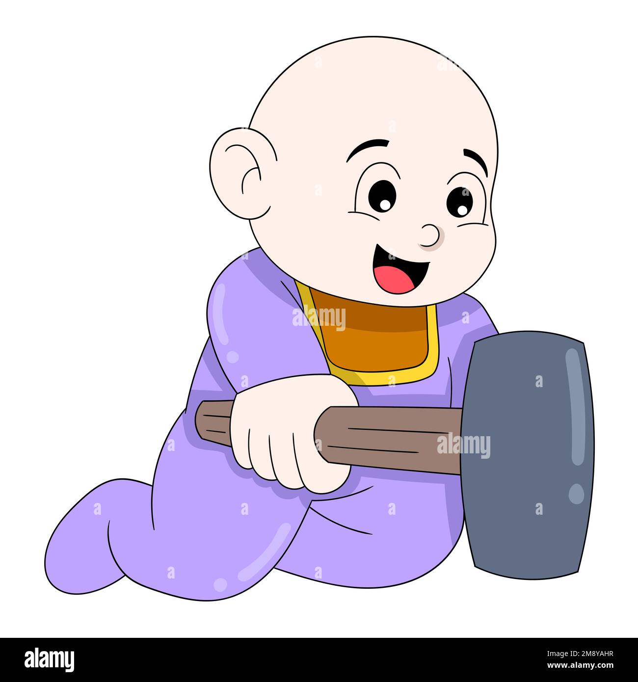 Boy hammer Stock Vector Images - Alamy