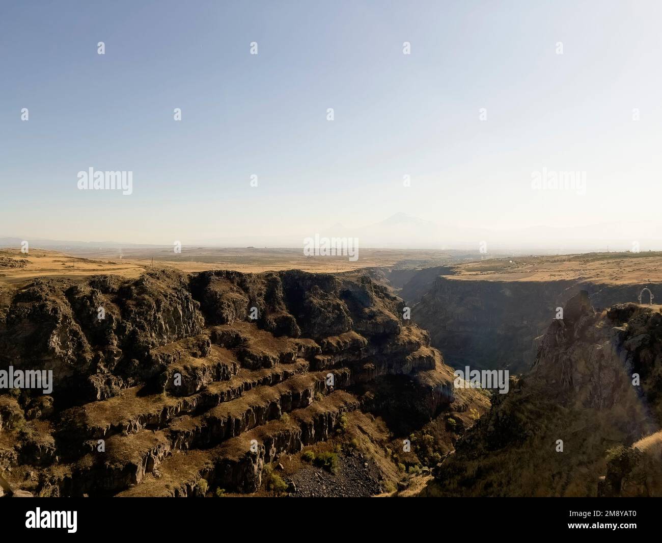 Gorge and mountain landscape. Panoram view Stock Photo - Alamy