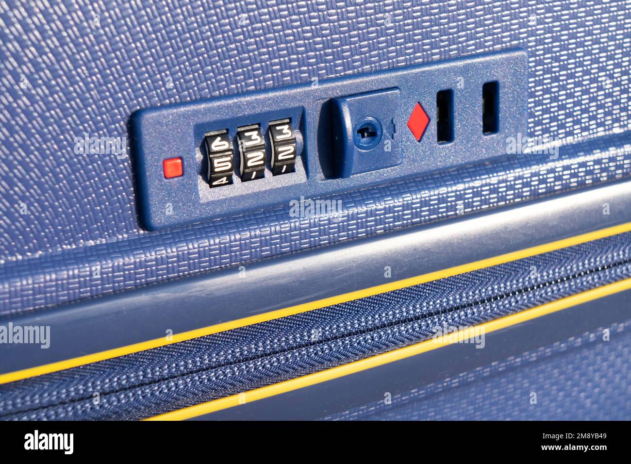 Combination lock close-up. Numbers on the code lock. Code lock on ...