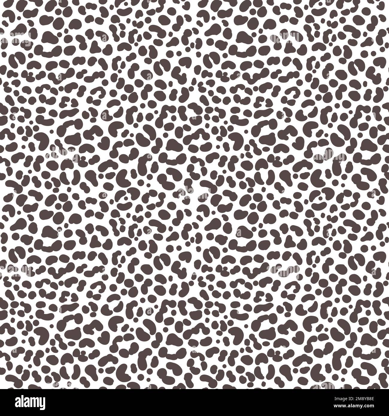 Cheetah Print Black And White Pattern 81,615 Black White Leopard