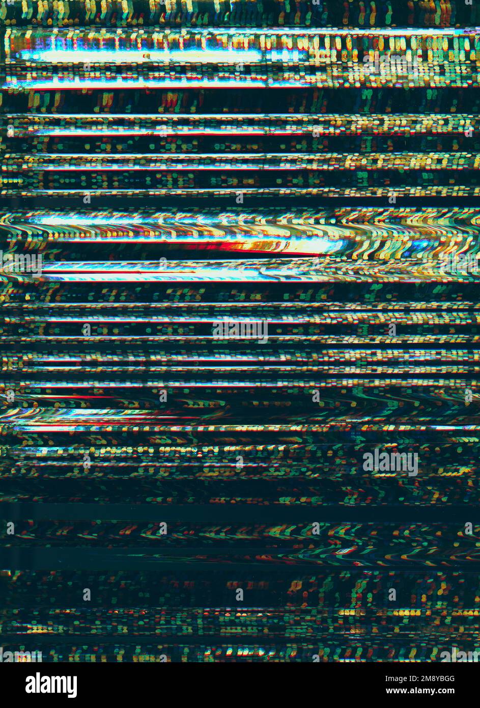 Glitch overlay Distorted display Multicolor gradient Stock Photo - Alamy