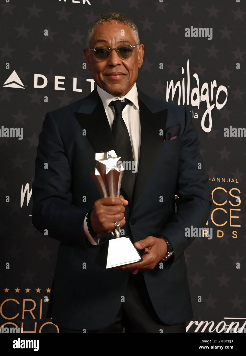 Los Angeles, USA. 15th Jan, 2023. Giancarlo Esposito in the pressroom ...