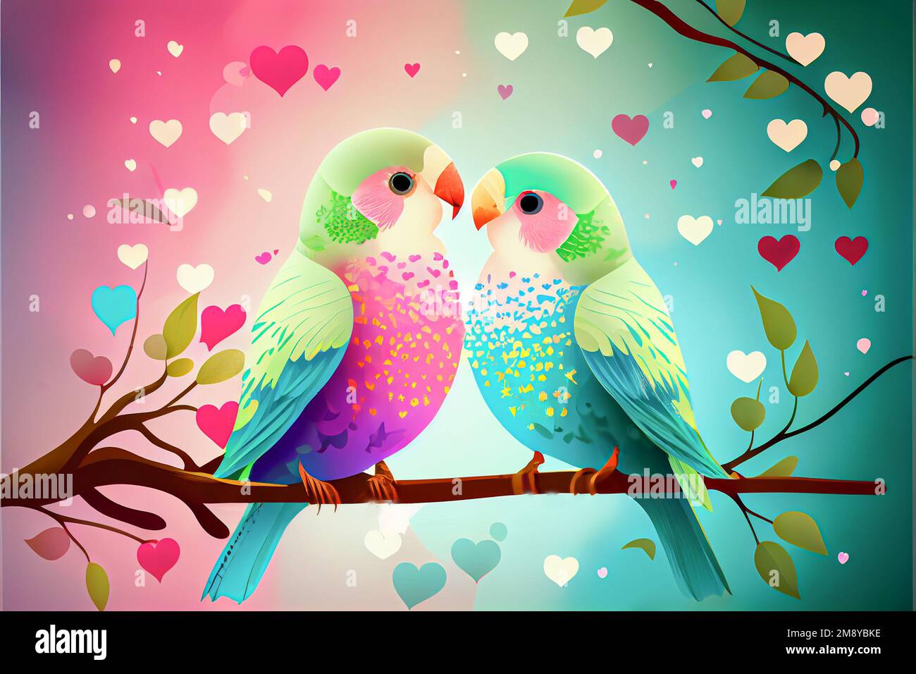 Cute Parakeets