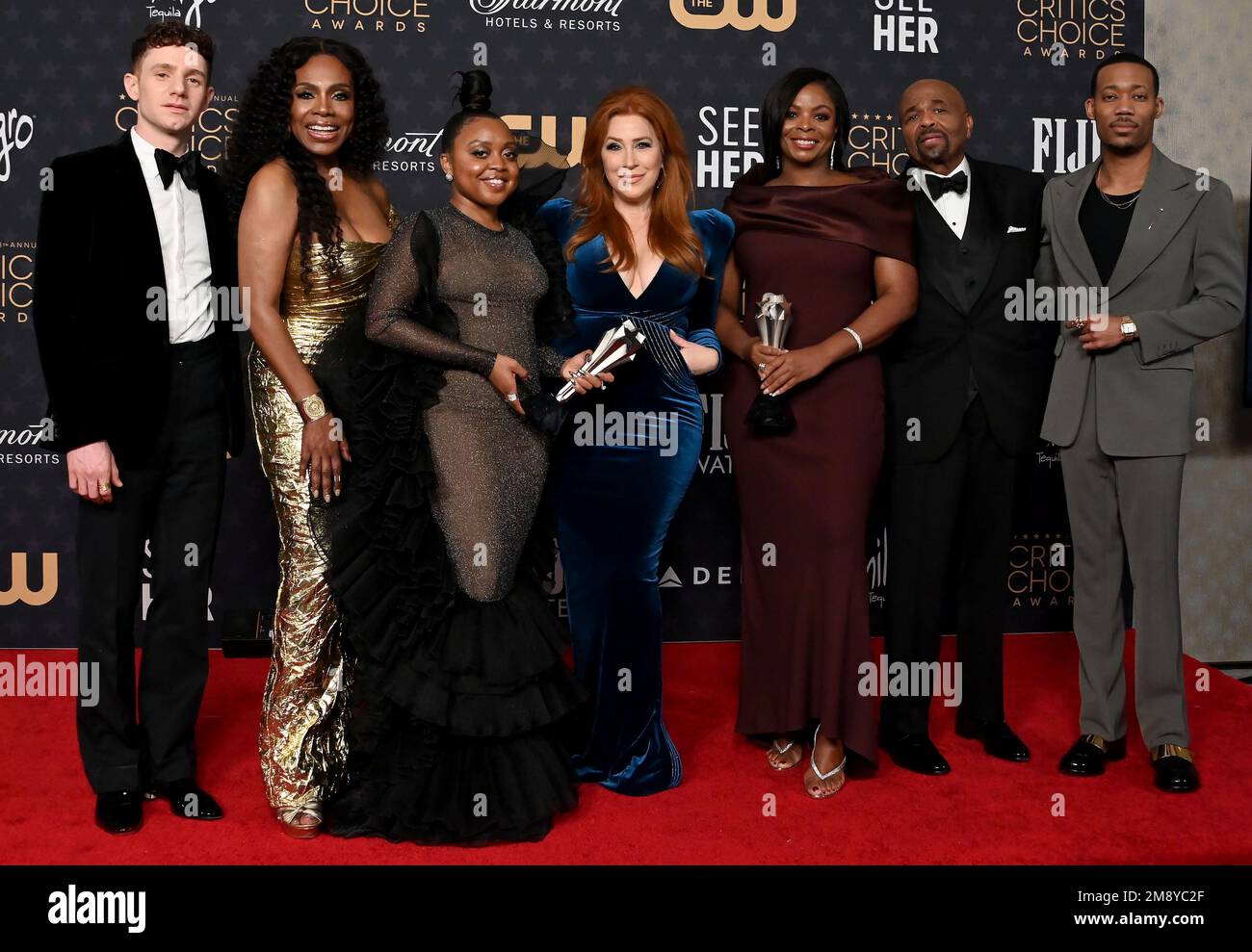 Los Angeles, USA. 15th Jan, 2023. Chris Perfetti, Sheryl Lee Ralph, Quinta Brunson, Lisa Ann ...