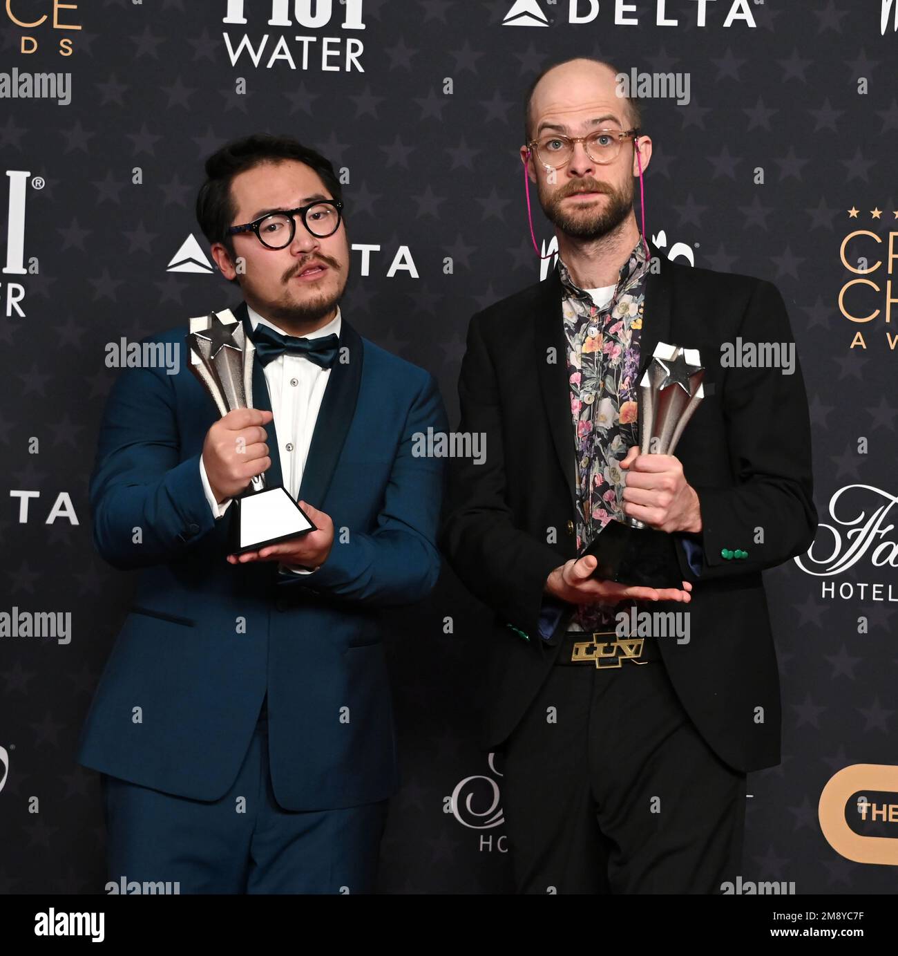 Los Angeles, USA. 15th Jan, 2023. Daniel Kwan and Daniel Scheinert in ...