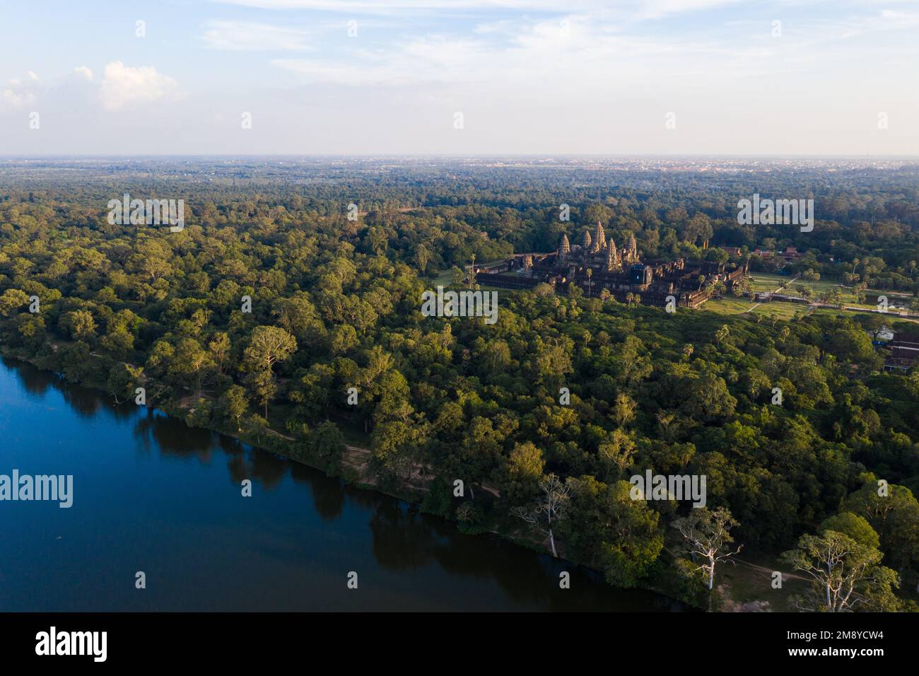 Overlooking the Angkor Wat Stock Photo - Alamy