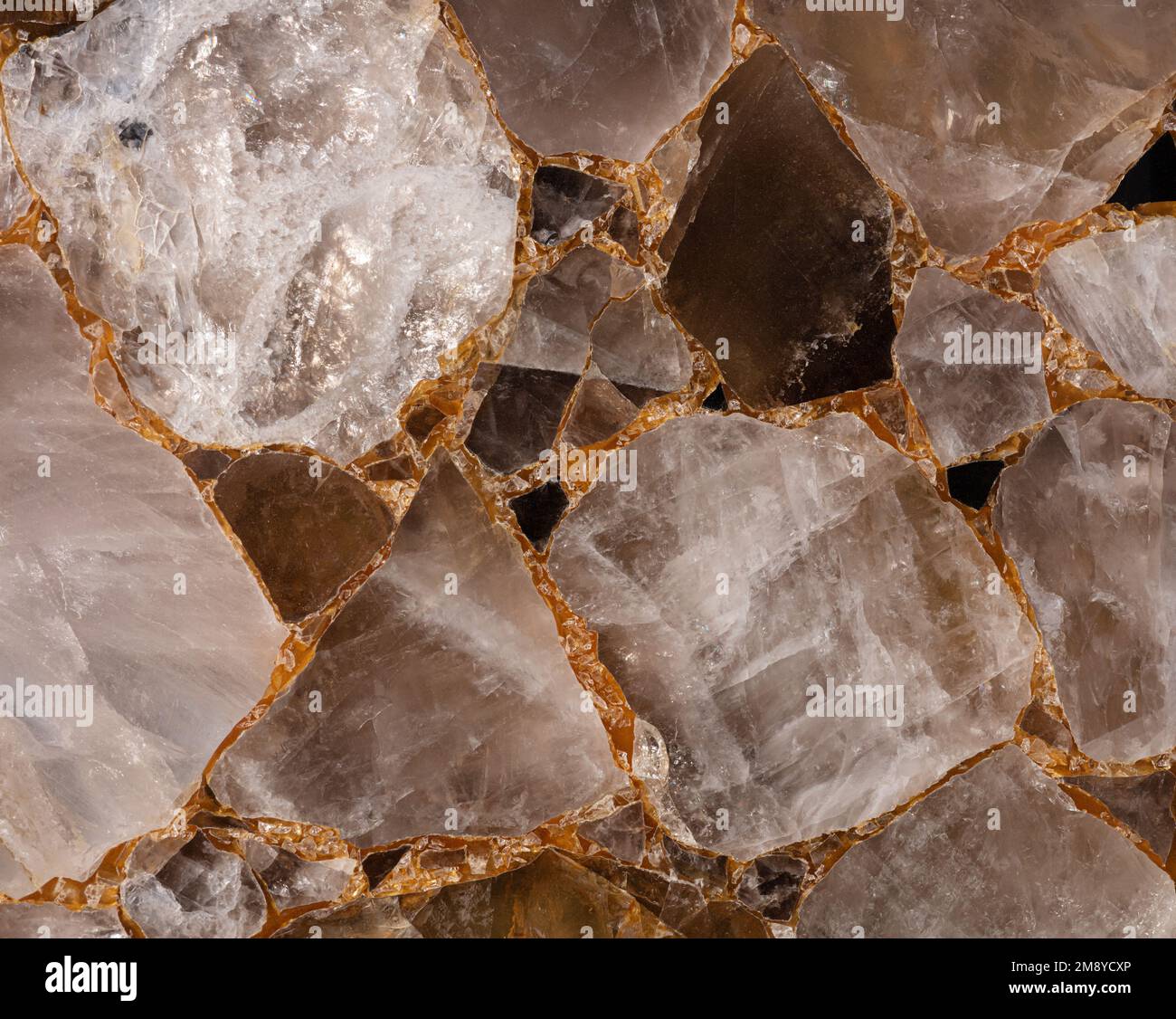 Smoky quartz stones on slab for luxury interior, exterior design ...