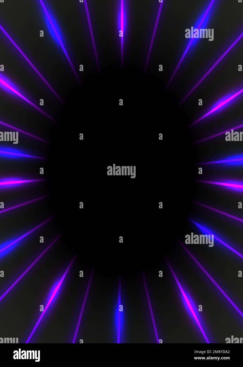 Purple neon frame on a dark background vector Stock Vector Image & Art ...