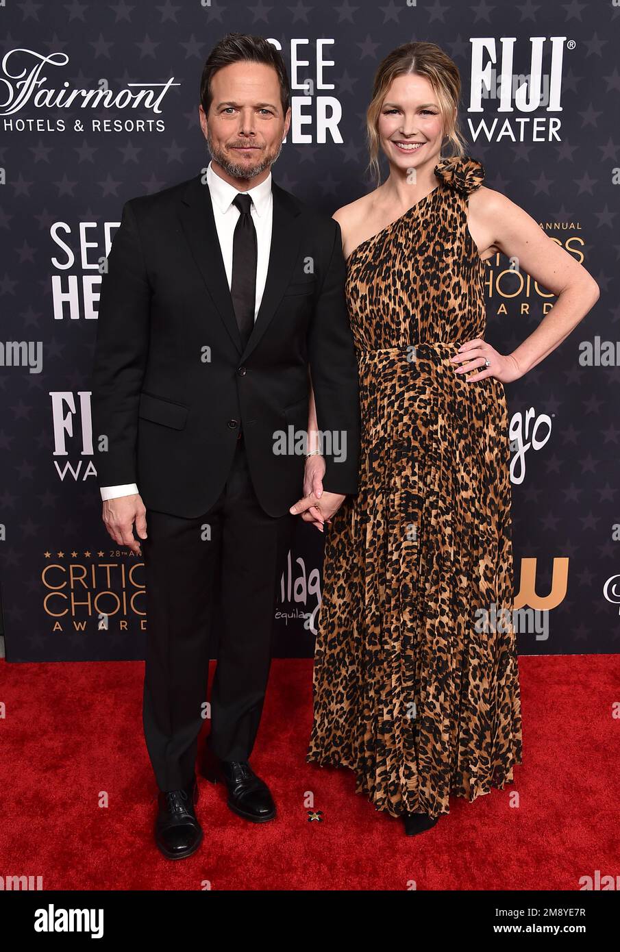 Los Angeles, USA. 15th Jan, 2023. Scott Wolf and Kelley Wolf arriving ...