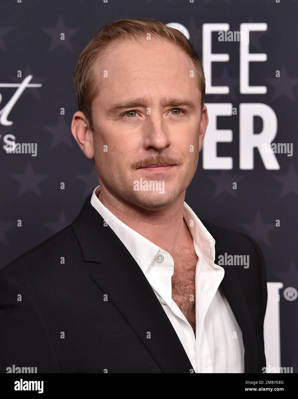 Los Angeles, USA. 15th Jan, 2023. Ben Foster arriving at the 28th Annual Critics Choice Awards ...