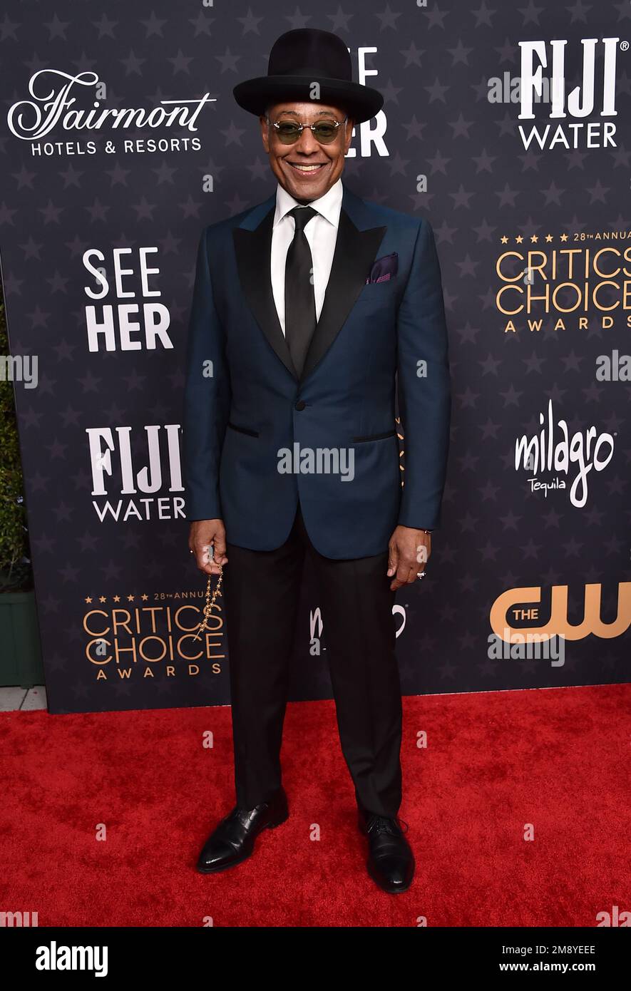 Los Angeles, USA. 15th Jan, 2023. Giancarlo Esposito arriving at the ...