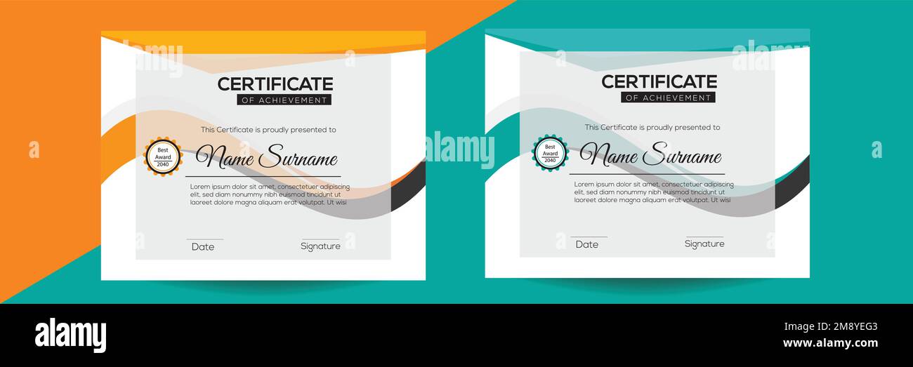 Master class certificate design Stock Vector Images - Alamy