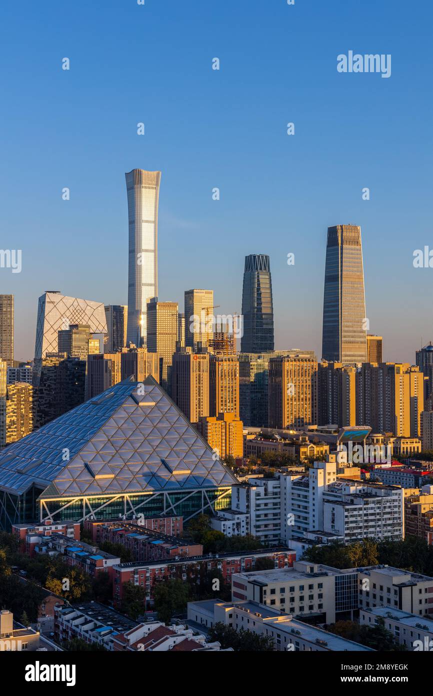 Evening of Beijing Stock Photo - Alamy