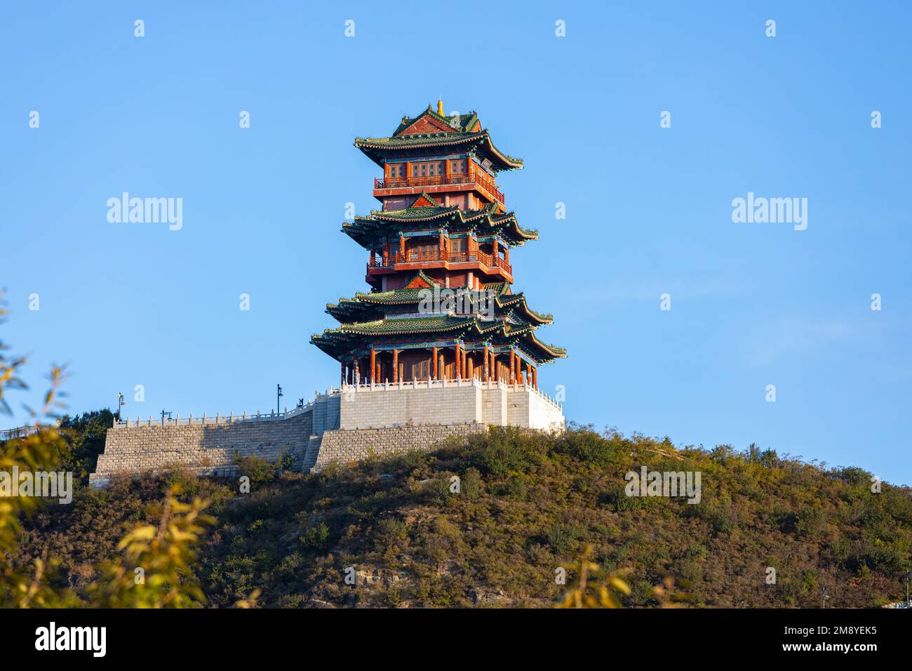 Beijing east pavilion Stock Photo - Alamy
