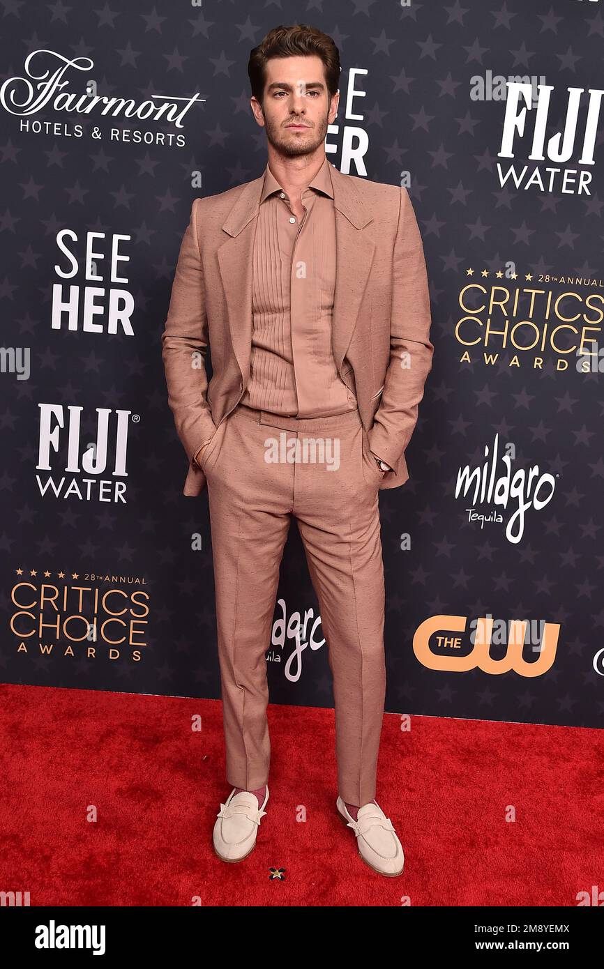 Los Angeles, USA. 15th Jan, 2023. Andrew Garfield arriving at the 28th ...