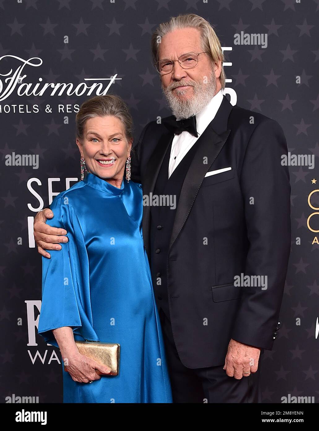 Los Angeles, USA. 15th Jan, 2023. Jeff Bridges and Susan Bridges ...