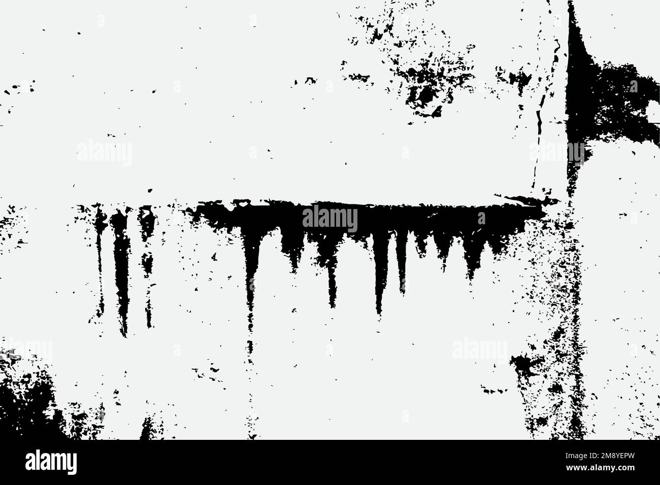 rusty iron texture background in black and white color EPS vector ...