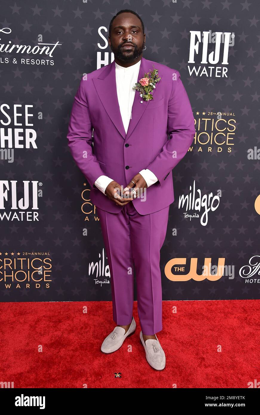 Los Angeles, USA. 15th Jan, 2023. Brian Tyree Henry arriving at the ...